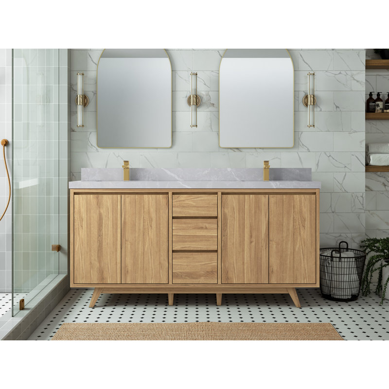 Willow Collections 72 W X 22 D X 36 H Double Bathroom Vanity Wayfair